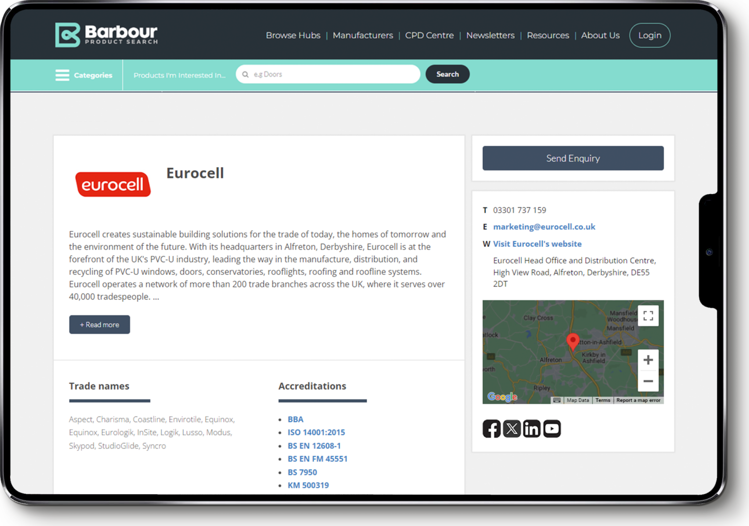 Construction Products Directory | Barbour ABI